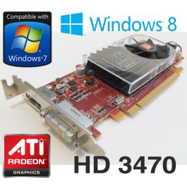 ATi Radeon HD 3470 256MB PCI-Express DVI DisplayPort Graphics Card...