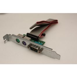 F3636 Dell Serial Port PS2 Add In Card with Cable N3563