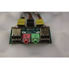 Acer Aspire X3200 USB Audio Board Ports Panel 48.3V002-011