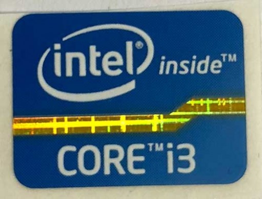 Buy the Intel Core i3 Inside Sticker Badge (2nd 3rd Generation) at ...