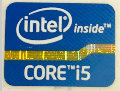 Buy the Intel Core i5 Inside Sticker Badge (2nd 3rd Generation) at ...