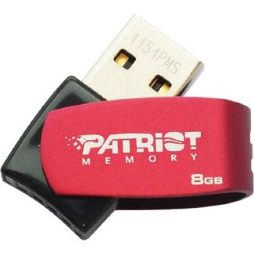 Patriot 8GB Axle USB Flash Drive Memory Stick USB 2.0 RED PSF8GAUSB at ...
