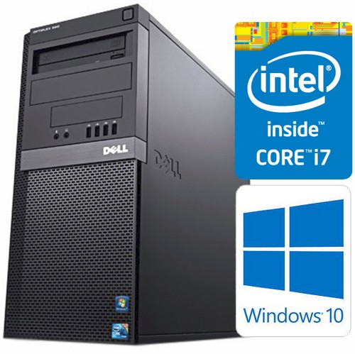 Dell OptiPlex 990 MT Quad Core i7-2600 8GB 500GB DVDRW Windows 10 64Bit ...