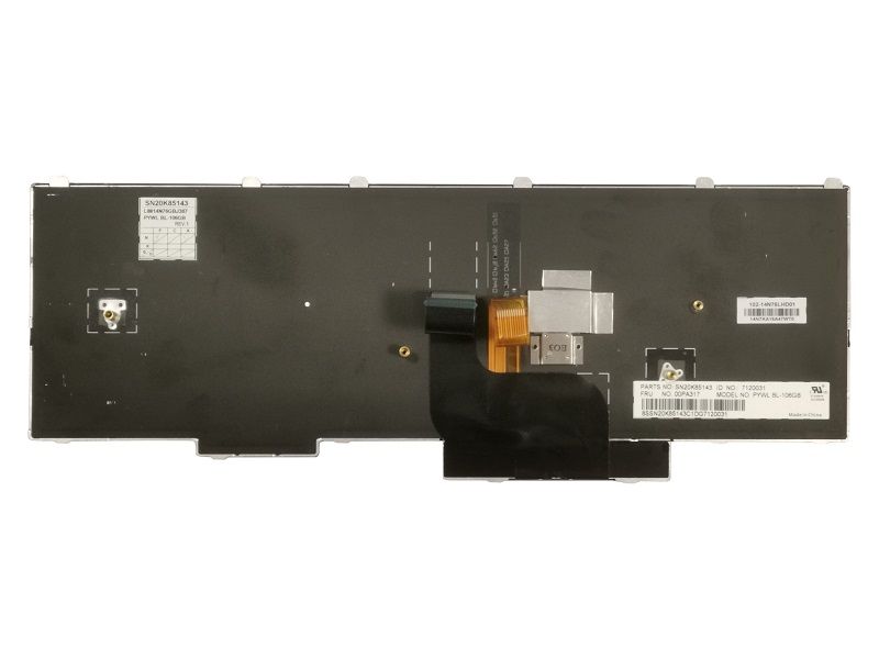 Lenovo ThinkPad P50 ISO UK English Layout QWERTY Backlit Keyboard 00PA317