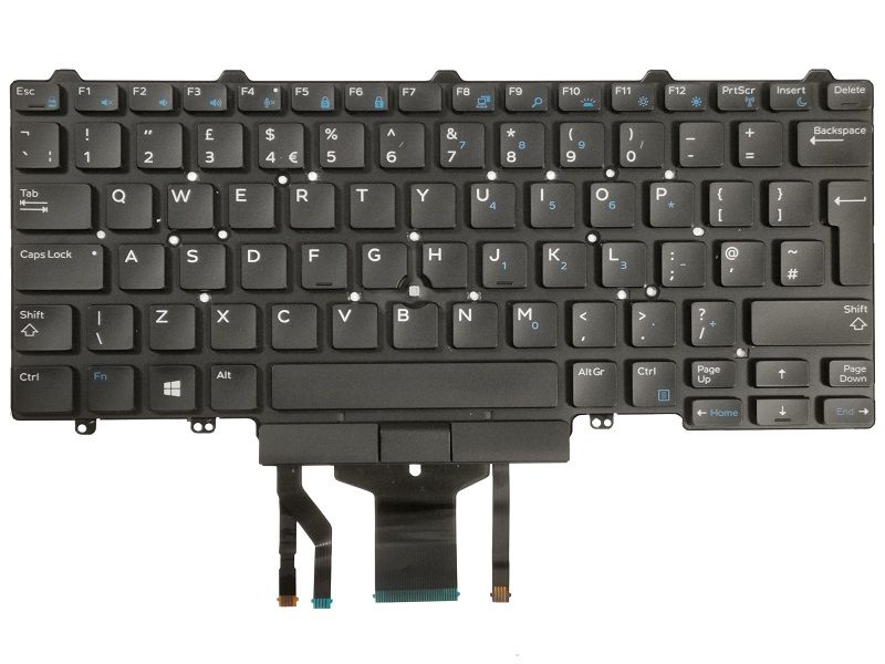 Dell Latitude 7490 ISO UK Layout QWERTY Backlit Keyboard 09170J...