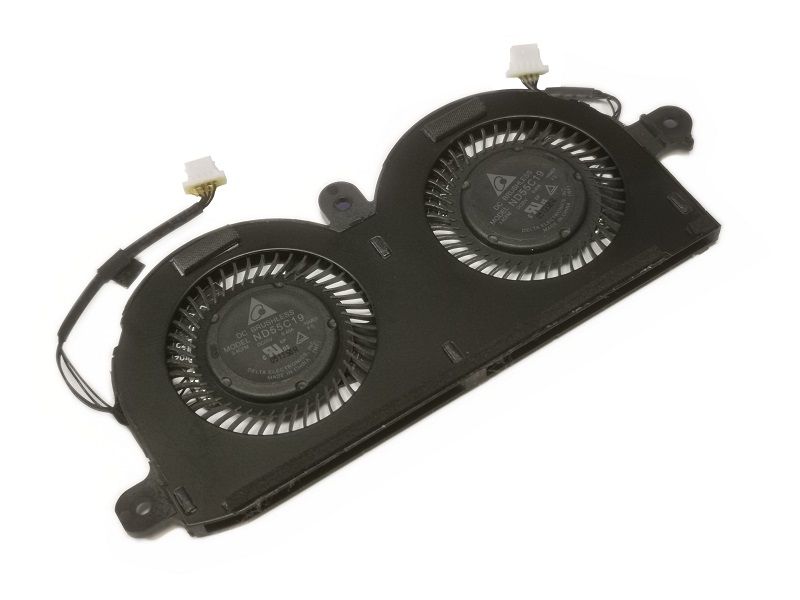 Dell XPS 13 9370 CPU Dual Cooling Fans Assembly 0980WH