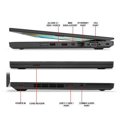 Refurbished Lenovo ThinkPad L470 Laptop – 16GB RAM 256GB SSD Win 11...