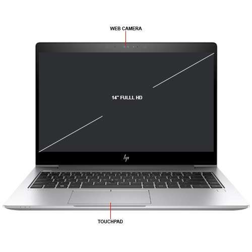 HP mt44 Mobile Thin Client - 14" Touchscreen Full HD (1920x1080)...