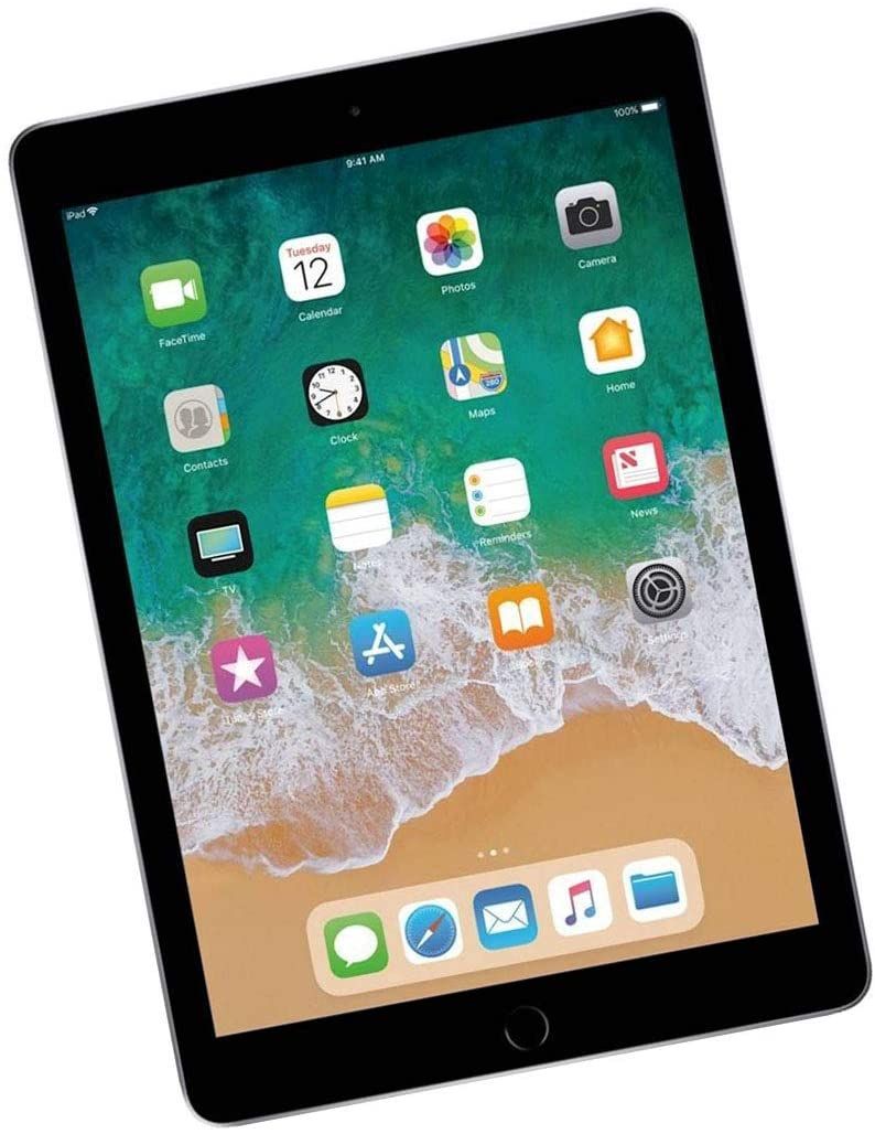 Apple iPad 5th Gen 9.7" 32GB WiFi Space Gray (Model A1822, MP2F2B/A)