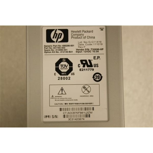 HP MDS600 Server Cooling Fan T35696-HP 486206-001 451785-002