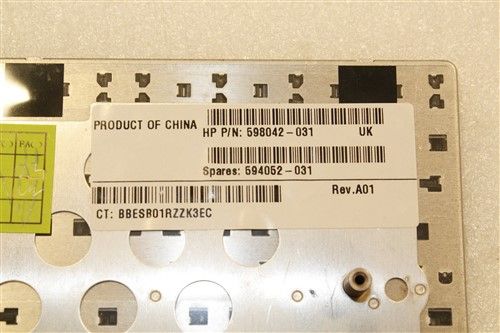 Genuine HP EliteBook 8440p Keyboard 598042-031