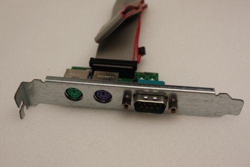 F3636 Dell Serial Port PS2 Add In Card with Cable N3563