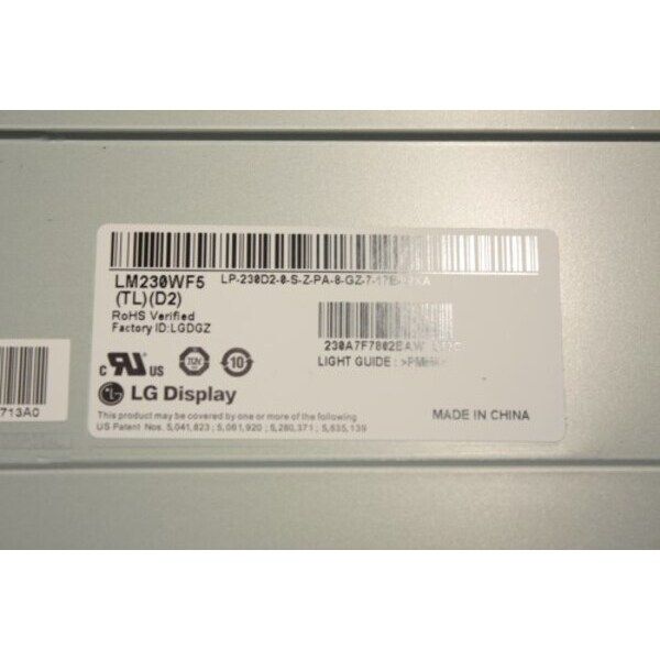 LG Display LM230WF5(TL)(D2) 23" Glossy NextWindow Touchscreen LCD...