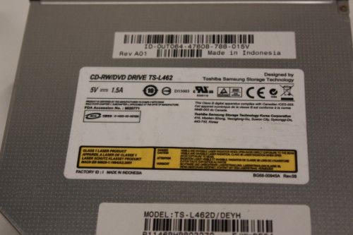 TSST TS-L462D Slimline DVD/CD-RW Combo CD Drive DP891