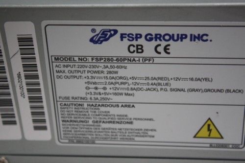 FSP FSP280-60PNA-I (PF) 280W ATX PSU Power Supply