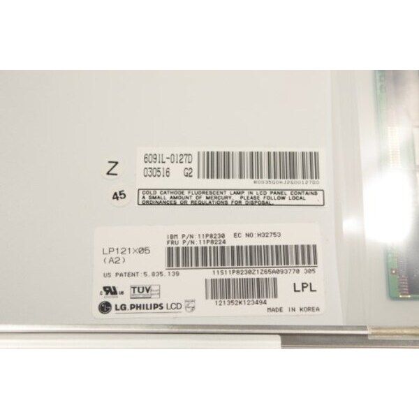 LG Philips LP121X05 (A2) Matte 12.1" LCD Screen