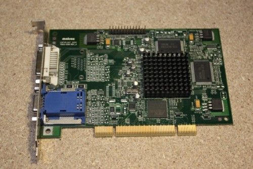 Matrox G450 G45FMDVP32DBF DUAL HEAD DVI VGA 32MB PCI Video Graphics...