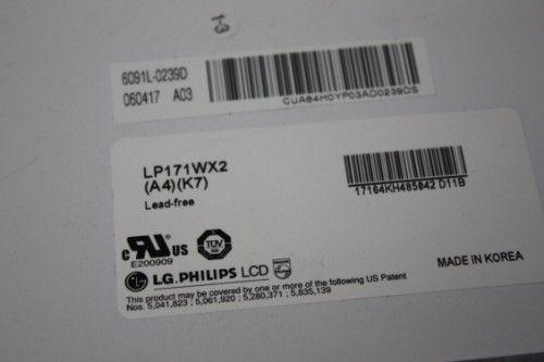 LG Philips LP171WX2(A4)(K7) 17.1" Glossy Laptop LCD Screen