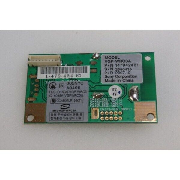 Sony Vaio VGC-LT1M VGC-LT1S RF Receiver Board VGP-WRC3A 1-479-424-61