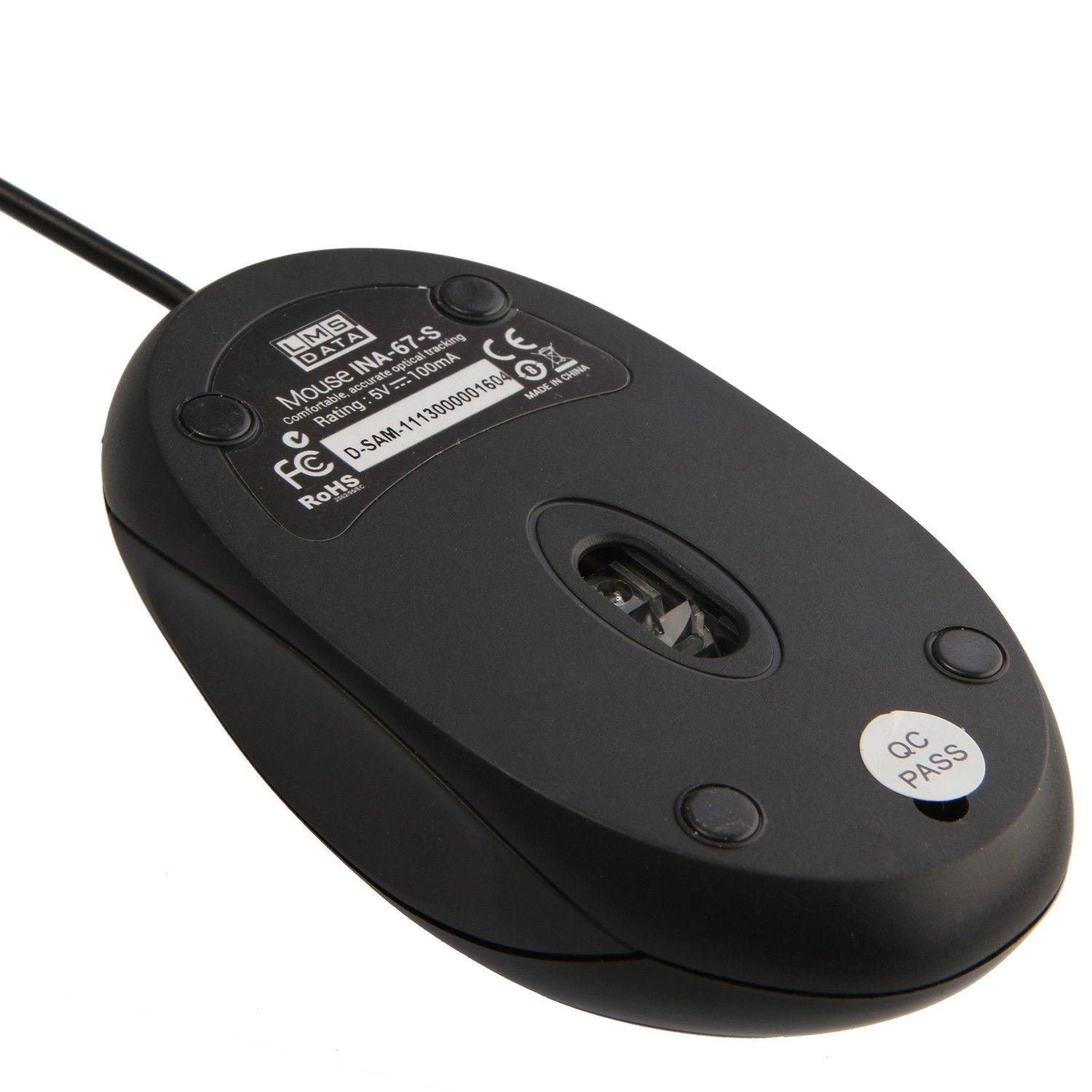 Dynamode LMK-506 800dpi USB Optical Mouse - Black