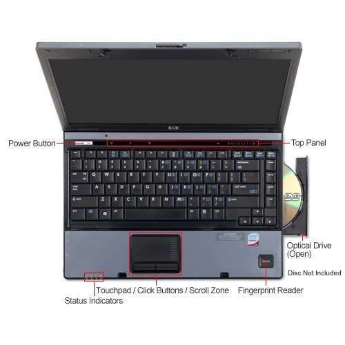 Refurbished HP Compaq 6510b Windows 7 Cheap Laptop at MicroDream.co.uk