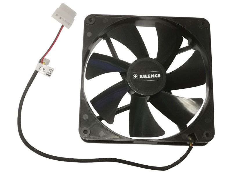 Xilence 140mm Black 3 Pin and Molex PC Case Fan 140mm x 25mm