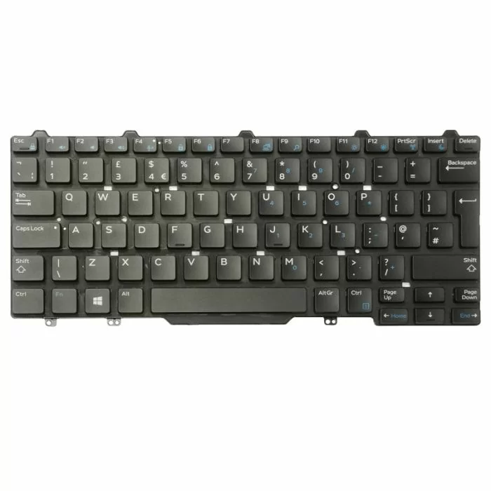 Dell Latitude E5470 5490 ISO UK Layout QWERTY Keyboard 010M30...