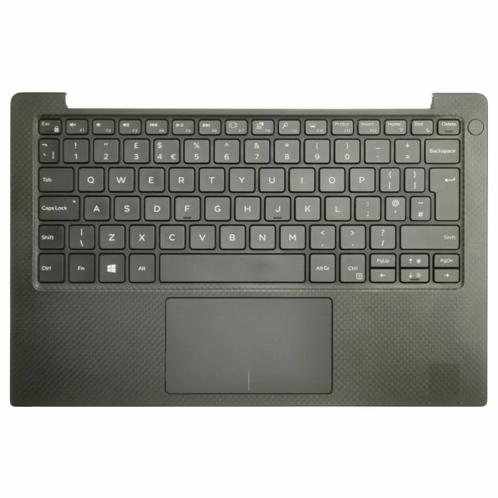 Dell XPS 13 9370 Palmrest Touchpad Keyboard Assembly (Cracked Enter...