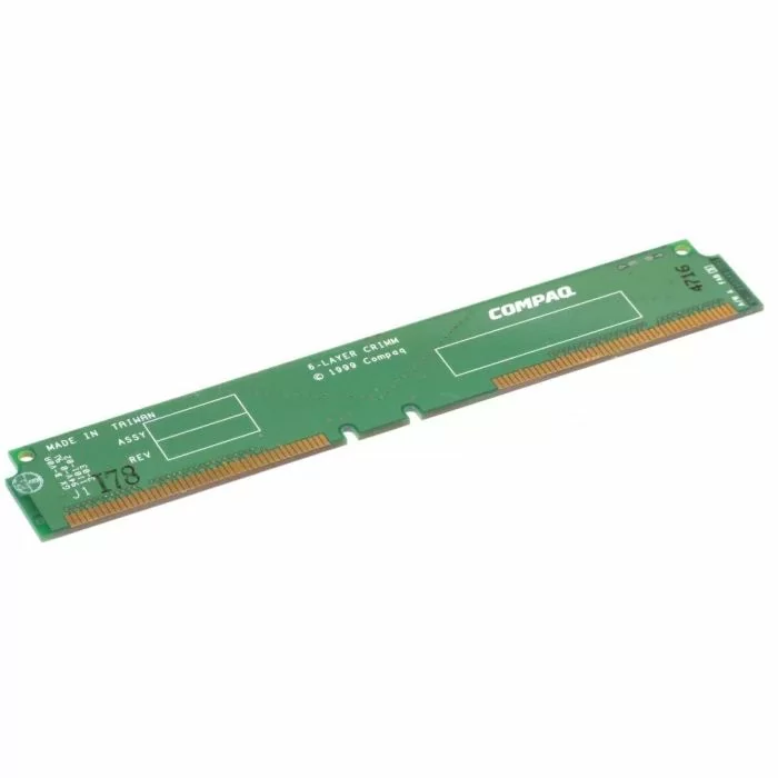 Compaq 6-Layer CRIMM Rambus Memory Continuity Card Pair 010566-001