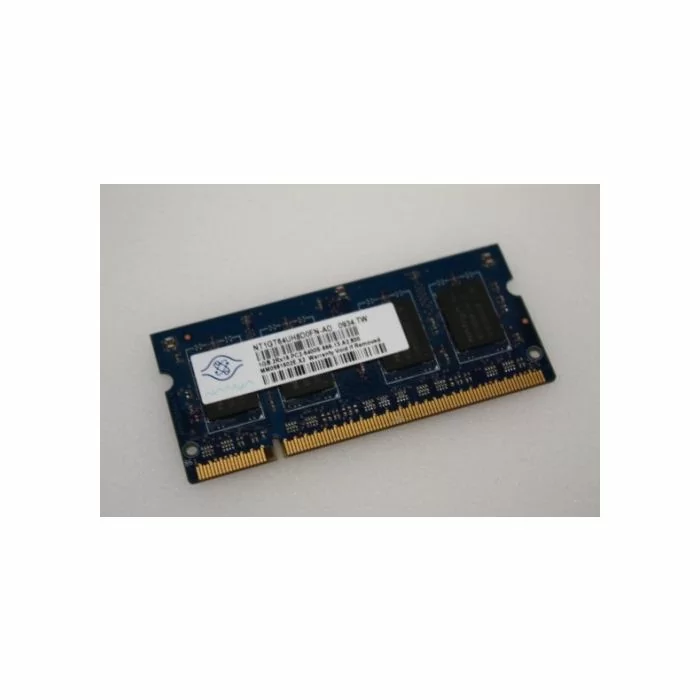 1GB Nanya PC2-6400 DDR2 Sodimm Memory NT1GT64UH8D0FN-AD