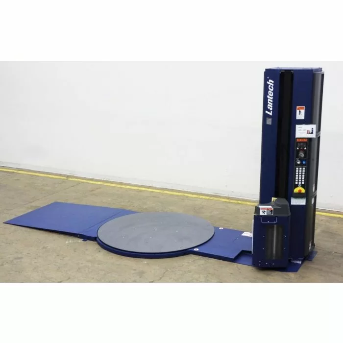 Lantech Q-300 Semi-Automatic Stretch Pallet Wrapper | MicroDream®