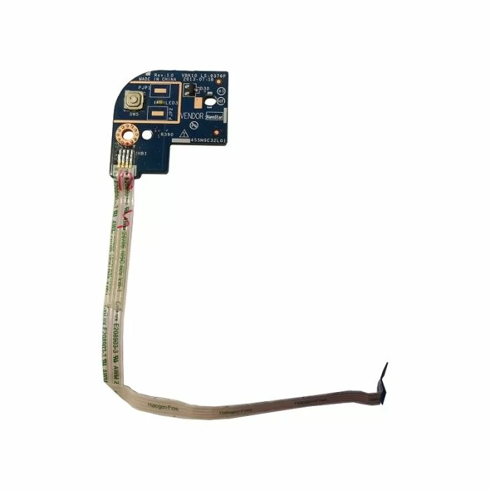 HP ZBook 17 G2 Power Button Board with Cable LS-9376P NBX0001BF00