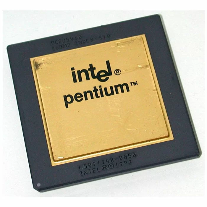 Intel Pentium 60 A80501-60 SX948 Vintage CPU - GOLD | MicroDream®
